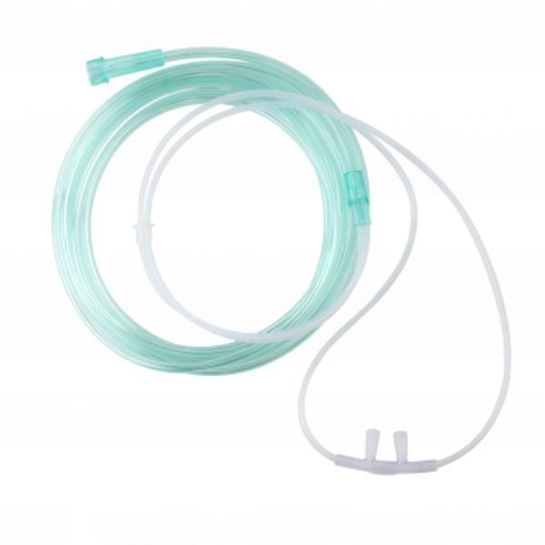 Dynarex Nasal Oxygen Cannula Flared Tip w/ 7' (2.1 m) Crush Resistan ...