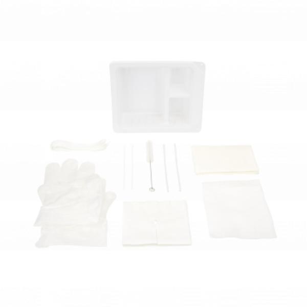 Dynarex Tracheostomy Care Kit - Three Compartment Tray, 20/cs 35001