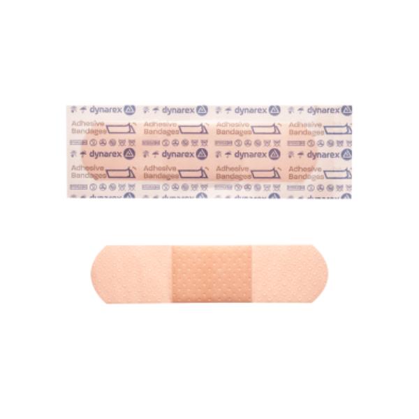 Dynarex Sheer Plastic Adhesive Bandages - Sterile, 3/4" x 3", 5000/cs ...