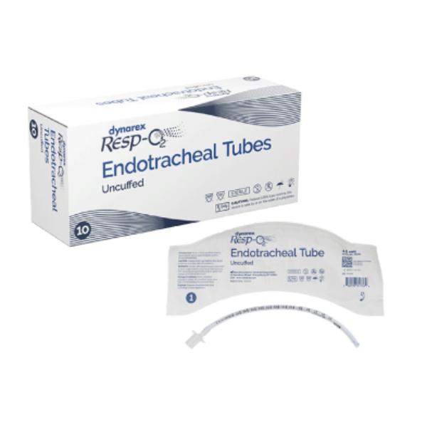 Dynarex Endotracheal Tubes - Uncuffed, 4.5 mm, 10/bx 36225