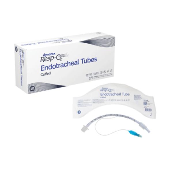 Dynarex Endotracheal Tubes - Cuffed, 5.0 mm, 10/bx 36236