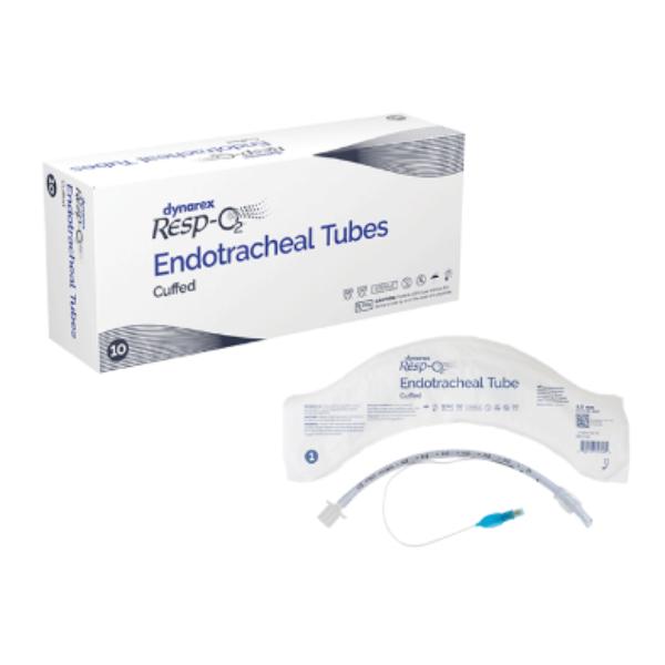 Dynarex Endotracheal Tubes - Cuffed, 5.5 mm, 10/bx 36237