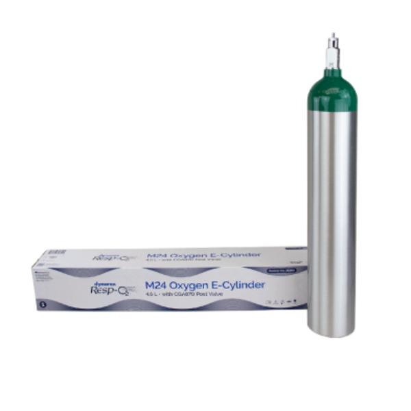 Dynarex M24 - Oxygen E-Cylinder (post valve), 4.6 L, 1pc/cs 36390