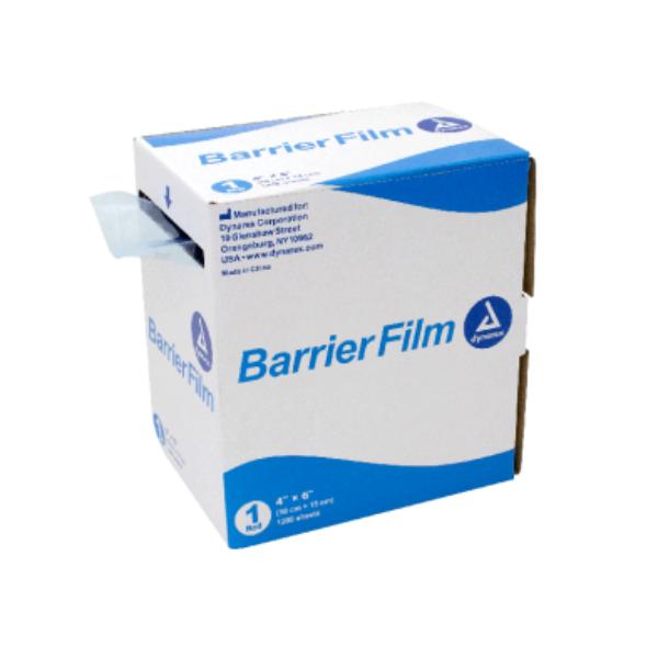 Dynarex Barrier Film, 4" x 6", Blue, 8/1200/cs 4489