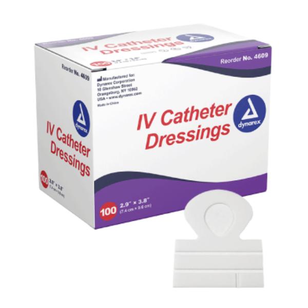 Dynarex IV Catheter Dressing, 5/100/cs 4609