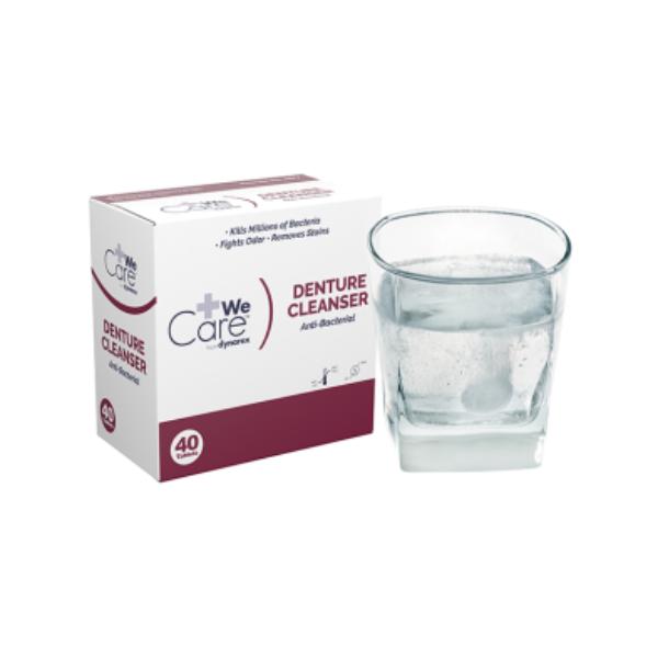 Dynarex Denture Cleanser, 1 Tablet per Packet, 24/40/cs 4877