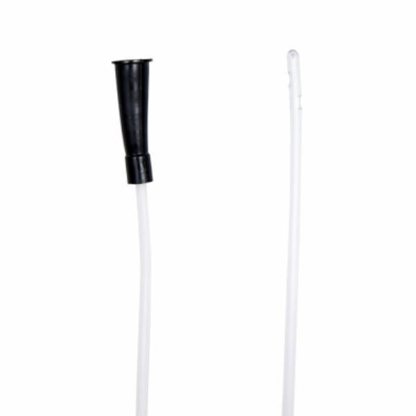 Dynarex Intermittent Catheter (Female) - Sterile, 10 Fr, Black, 50/cs 4992