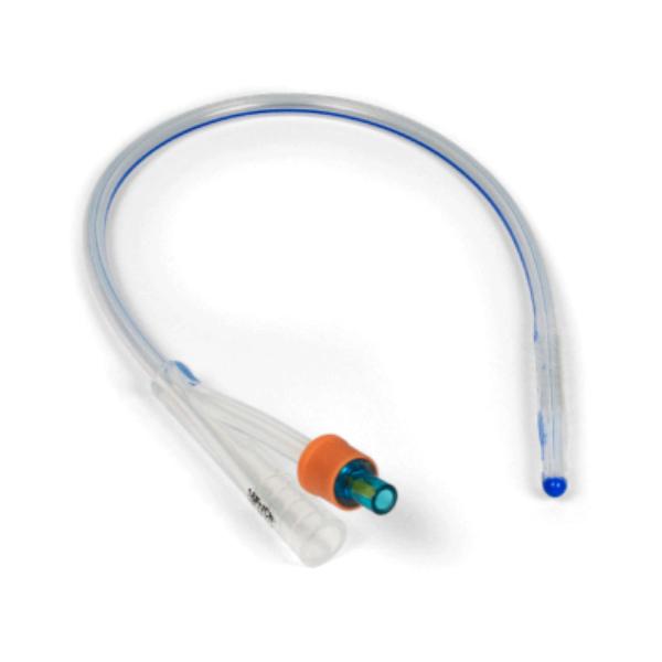 Dynarex Silicone Foley Catheters 2-way Standard, 16 Fr, 30 cc, 10/bx 5084