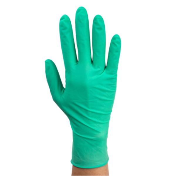 Dynarex AloeTex Latex Gloves w/ Aloe, Medium, Green, Powder-Free, 10 ...
