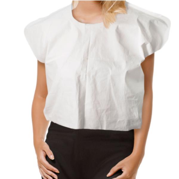Dynarex Exam Cape, T/P/T Universal, White, 100/cs 8111