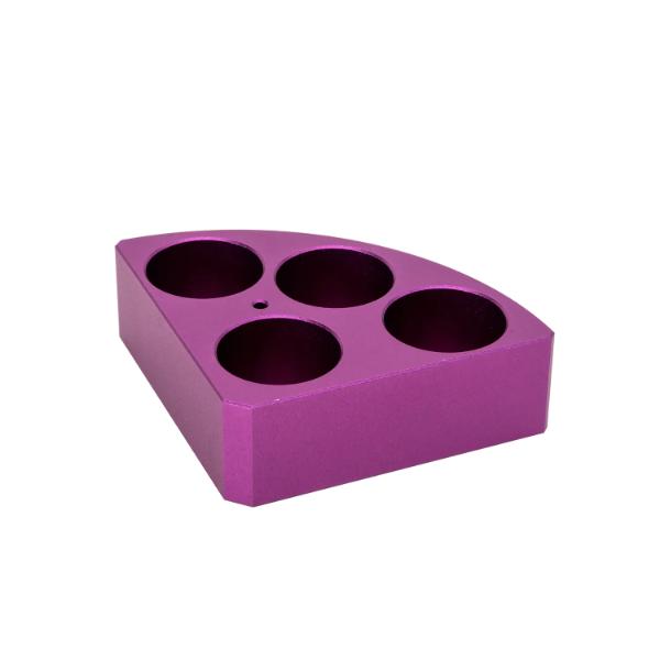 Dlab 4 holes Purple Quarter Pie 18900003