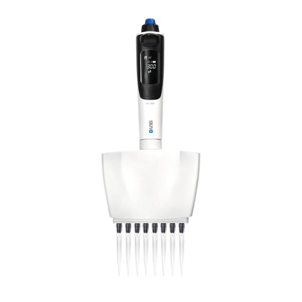 Dlab 10-100ul dPette+ Multi-functional 8-Channel Electronic Pipette ...