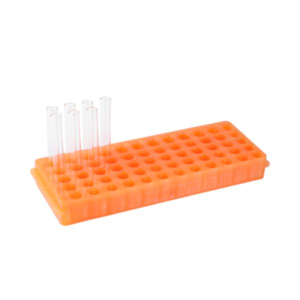 Dynarex Reversible Microcentrifuge Tube Rack, 60 Holes, Orange, 50/1/cs ...
