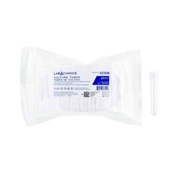 Dynarex Culture Tube w/Dual Position Cap w/Graduated Markings, PS ...