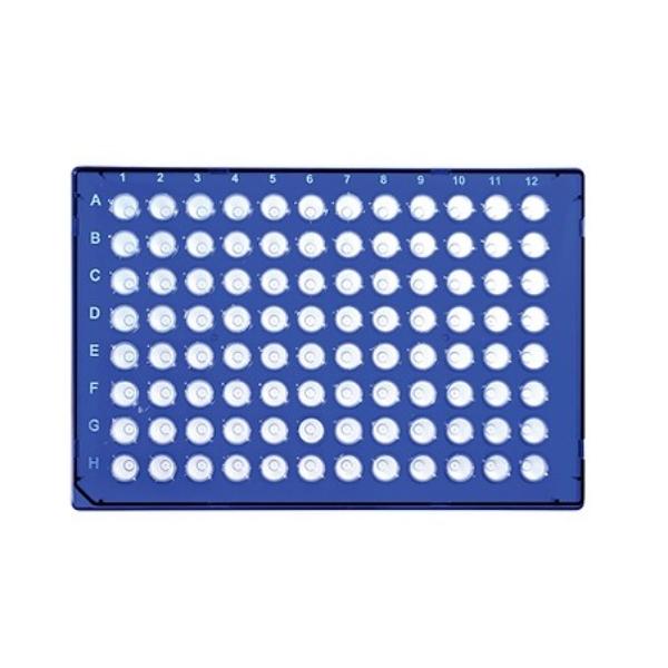 Bio Plas 96-Well Rigid PCR Plate 1.0 mL Full-Skirt , Clear 9200-WBC