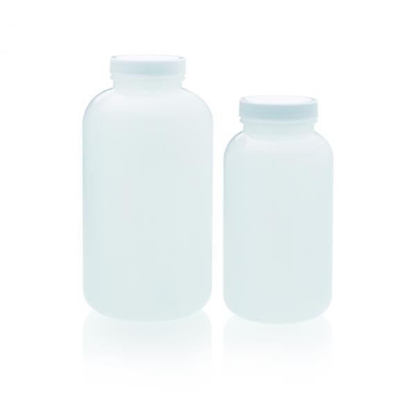 DWK Life Sciences 120 mL Wheaton HDPE Wide Mouth Round Packer Bottle ...