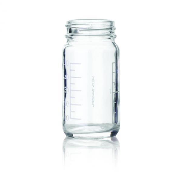 DWK Life Sciences 60 mL Kimble Clear Glass AC Medium Round Bottles ...