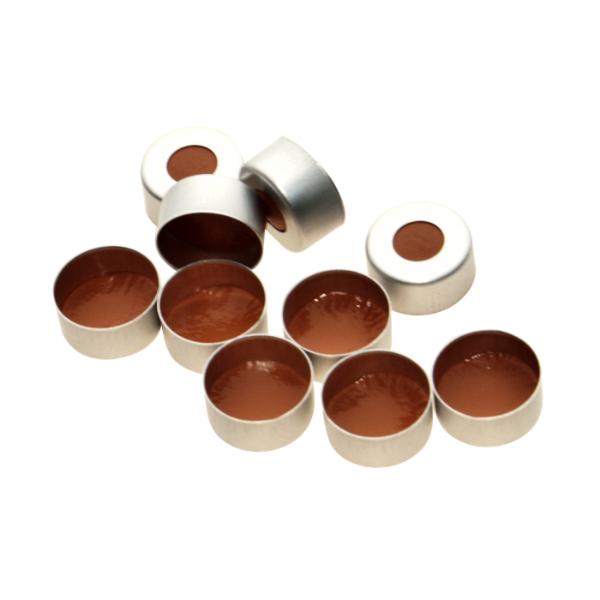 DWK Life Sciences 13 mm Kimble Aluminum Seals, Natural PTFE-Faced ...