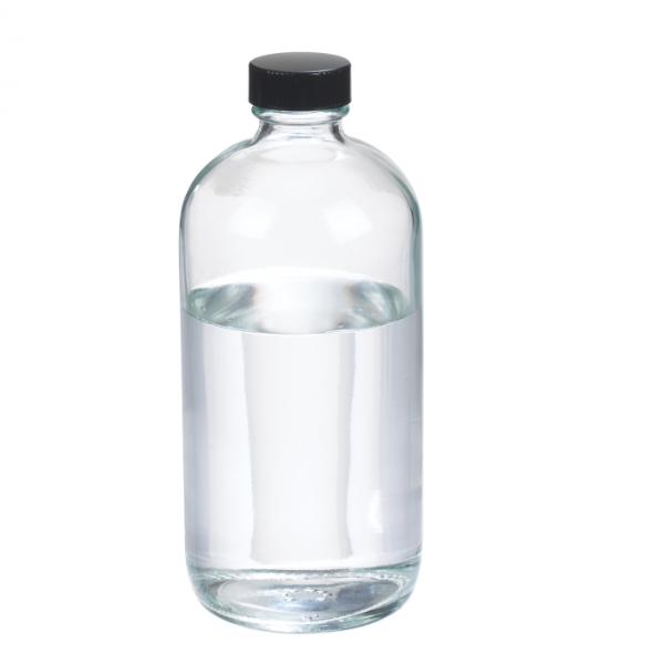 DWK Life Sciences 500 mL Wheaton Boston Round Bottle, Clear Cs/12 W216816