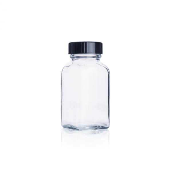 DWK Life Sciences 60 mL Wheaton Tablet Square Bottle, Cs/144 W218801