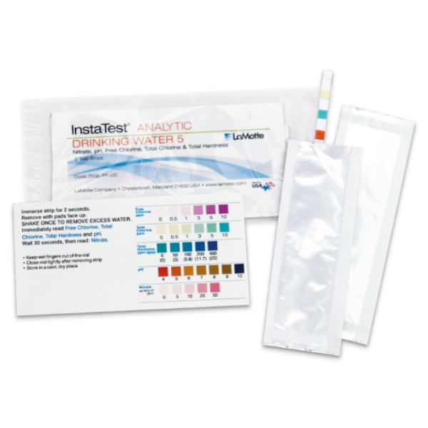 Lamotte Insta-TEST Foil Packaged Drinking Water Test Strip 4-2936FP-100
