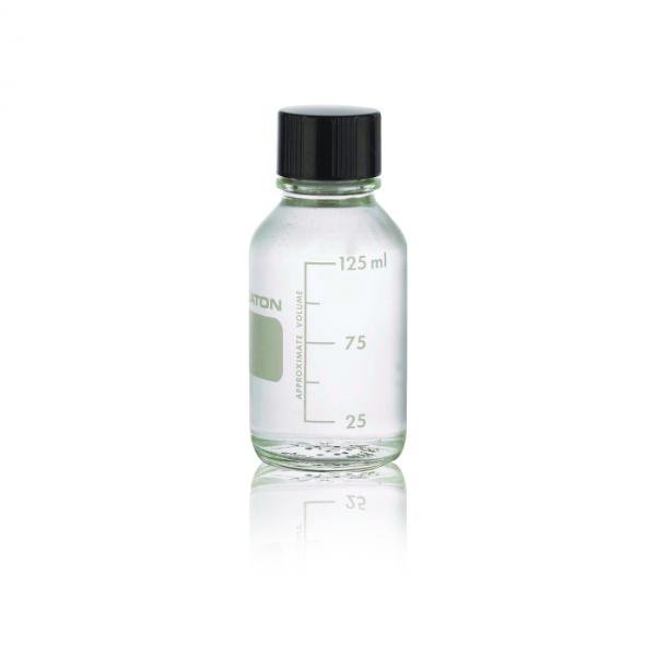 DWK Life Sciences 125 mL Wheaton Media / Lab Bottle, Polyethylene Clear ...