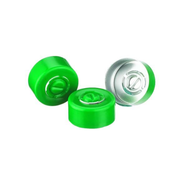 DWK Life Sciences 13 mm Wheaton Unlined Aluminum Seal, Green, Center ...