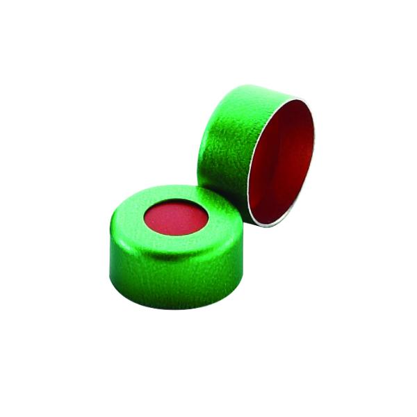 DWK Life Sciences 11 mm Wheaton Lined Aluminum Seal, PTFE / Red Rubber ...