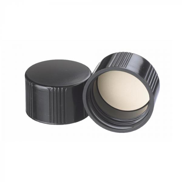 DWK Life Sciences Wheaton Black Phenolic Screw Cap, Rubber Liner, 33 ...