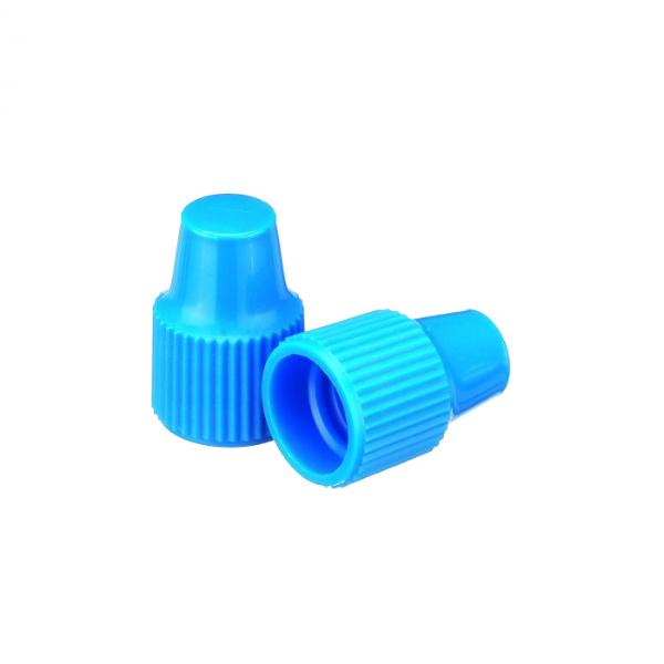 DWK Life Sciences Wheaton Dropper Tip Cap, 8-425, Blue, Cs/100 242504