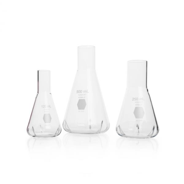 DWK Life Sciences 2000 mL Kimble Kimax Baffled Shake Flask, Cs/6 25630-2000