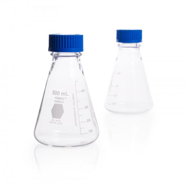DWK Life Sciences 250 mL Kimble Kimax GL45 Erlenmeyer Flask, Cs/6 26720-250