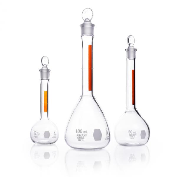 DWK Life Sciences 1000 mL Kimble Kimax Volumetric Flask, Class A, with ...