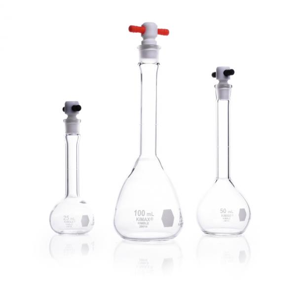 DWK Life Sciences 1000 mL Kimble Kimax Volumetric Flask, Color Coded ...