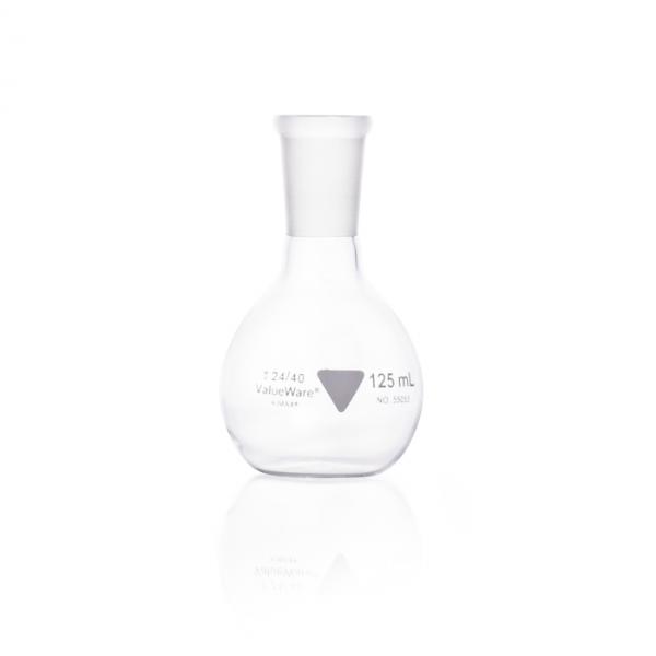 DWK Life Sciences 125 mL Kimble ValueWare Flat Bottom Boiling Flask, Cs ...