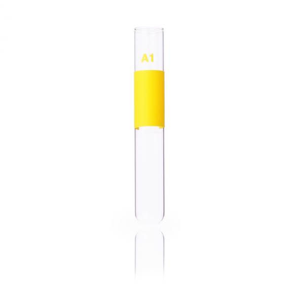 DWK Life Sciences 3 mL Kimble Mark-M A1 Yellow Color-Coded Tubes, 10x ...