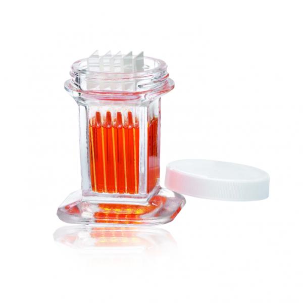 DWK Life Sciences 55mL Wheaton 5-10 Slide Unit Coplin Staining Jar ...