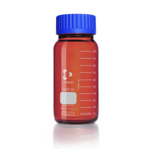 DWK Life Sciences 1000 mL Duran Laboratory Bottle Wide Mouth GLS 80 ...