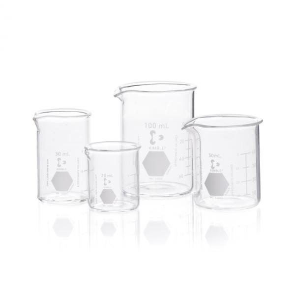 DWK Life Sciences 1500 mL Kimble Kimax Griffin Beakers Cs/16 14000-1500