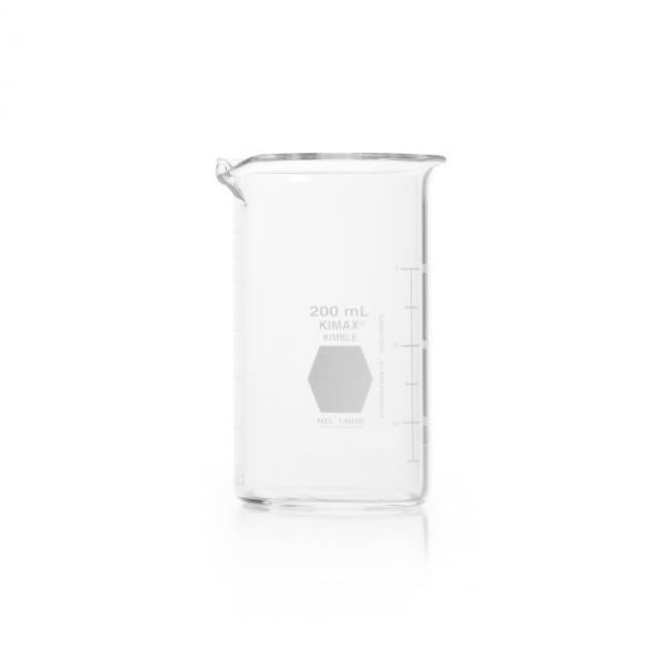 DWK Life Sciences 200 mL Kimble Kimax Berzelius Beaker, tall form, with ...