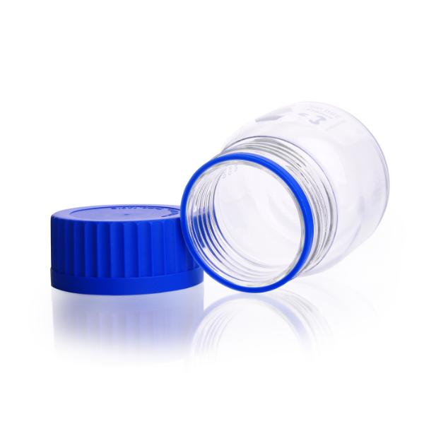 DWK Life Sciences Duran GLS 80 Screw Cap, PP, blue, wide mouth and GLS ...