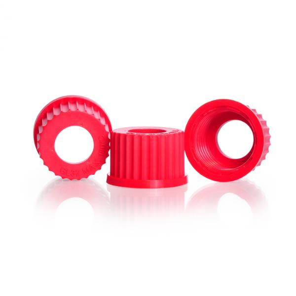 DWK Life Sciences Duran GL 32 Open Topped Screw Cap, with central ...