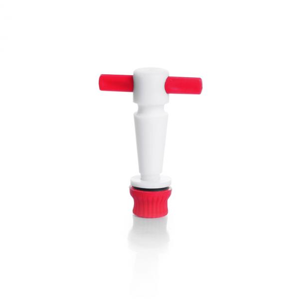 DWK Life Sciences 4 mm Kimble PTFE Plug, with straight bore Cs/12 41500F-4