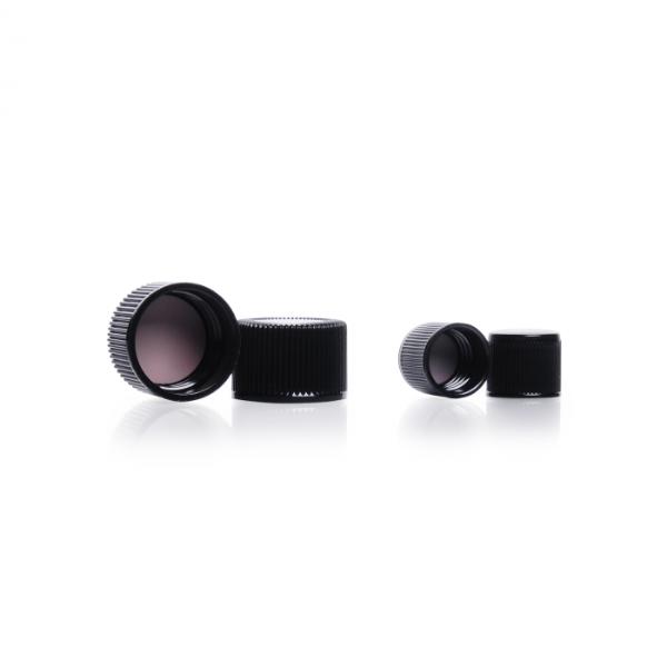 DWK Life Sciences Kimble Black Phenolic Screw Thread Caps, 38-430 Cs/50 ...