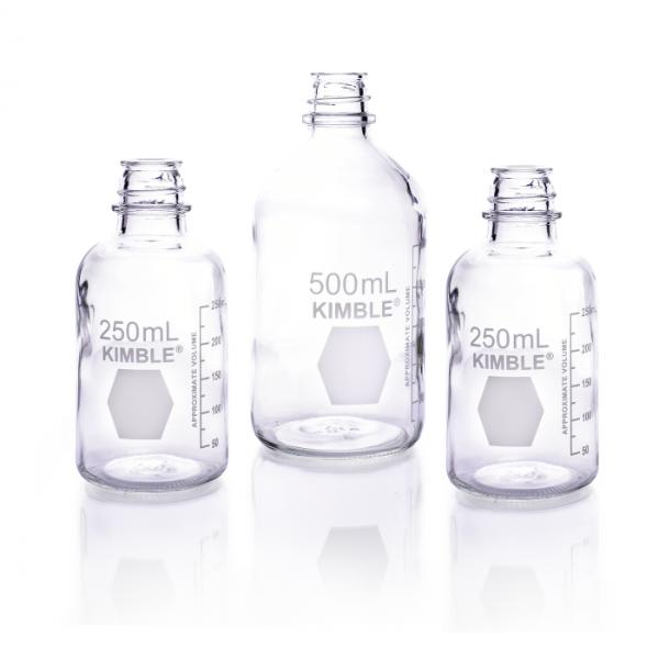 DWK Life Sciences 125 mL Kimble Storage/Media Bottles Only, With ...