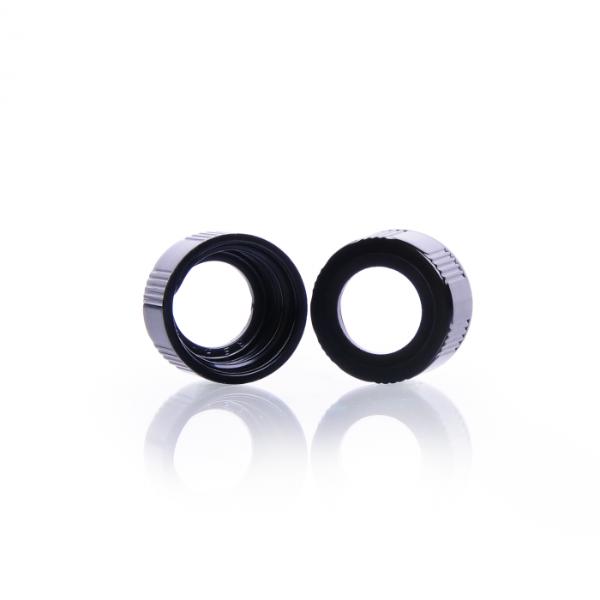 DWK Life Sciences Kimble Open-Top Black Phenolic Screw Thread Caps, 20 ...