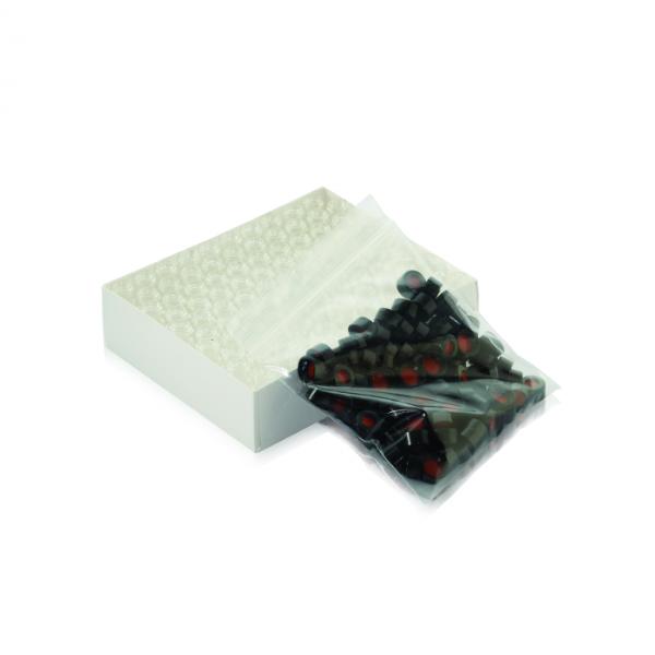 DWK Life Sciences Wheaton ABC Vials Pack, Clear White PTFE / Red ...
