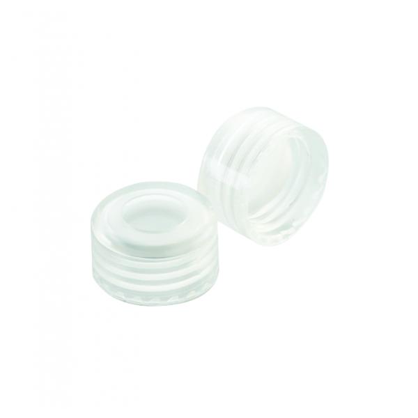 DWK Life Sciences Wheaton 9 mm ABC Screw Cap, With Red PTFE Natural PP ...
