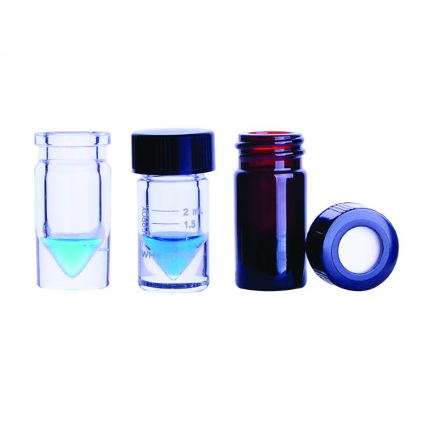 DWK Life Sciences 2 mL Wheaton NextGen V Vial Amber, Solid Top, Screw ...