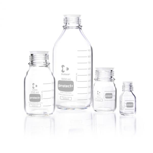 DWK Life Sciences 25 ml Duran Laboratory Bottle Gl 25 Clear Protect+ Cs ...